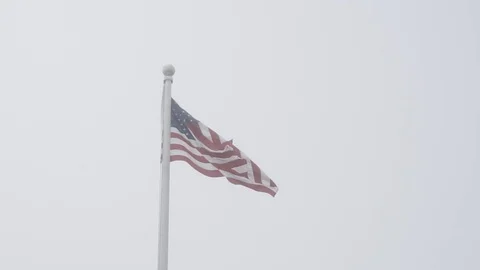 Fog American Flag Stock Videos – Royalty-Free HD & 4K Videos