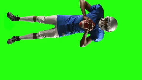 American football player on green screen | Stock Video | Pond5