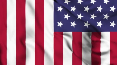 American Looping Flag Waving Vertical An... | Stock Video | Pond5