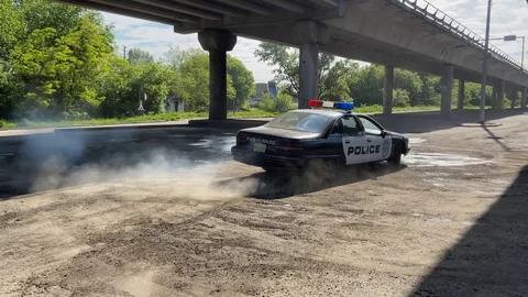 Car Doing Donuts Stock Video Footage | Royalty Free Car Doing Donuts ...