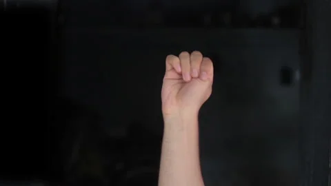 American Sign Language (ASL) single-hand... | Stock Video | Pond5