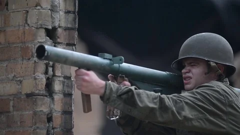 Firing Bazooka Stock Video Footage | Royalty Free Firing Bazooka Videos ...