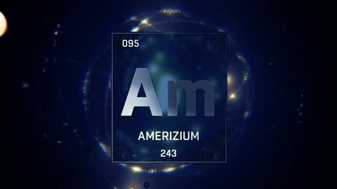 Americium as Element 95 of the Periodic ... | Stock Video | Pond5