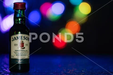 Ameson Irish Whiskey. New Jameson Original label ~ Premium Photo #291888574