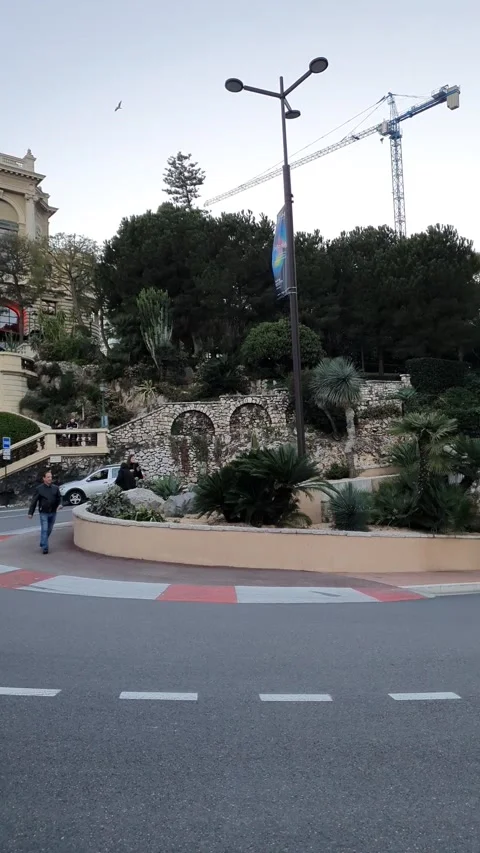 AMI Car Takes Corner Too Fast and Falls ... | Stock Video | Pond5