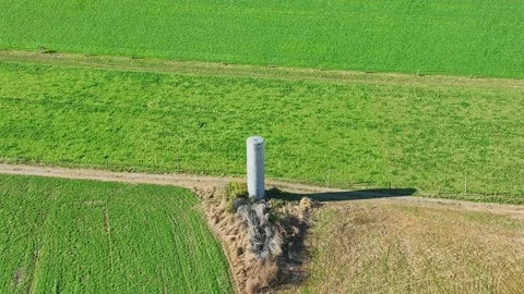 Amish Farm Water Tower and Countryside w... | Stock Video | Pond5