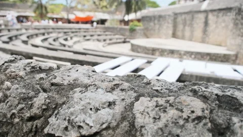 Amphitheatre built in the old Stone Town... | Stock Video | Pond5