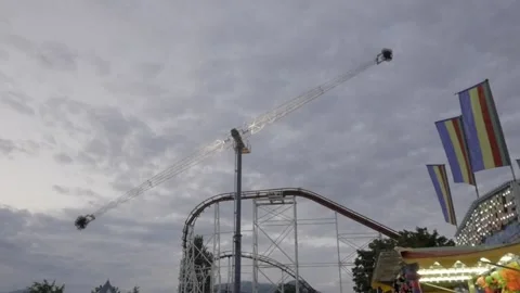 Pendulum Ride Stock Footage ~ Royalty Free Stock Videos | Pond5