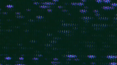Static Tv Blue Stock Footage ~ Royalty Free Stock Videos | Pond5