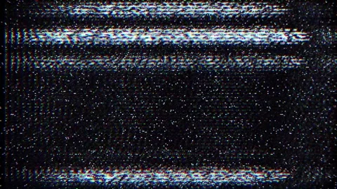 Analog Static Noise texture overlay. TV ... | Stock Video | Pond5