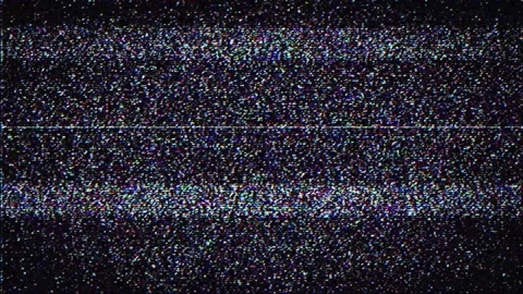 Analog Static Noise texture overlay. TV ... | Stock Video | Pond5
