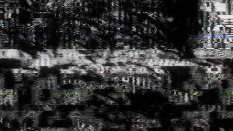 Analog Static Noise Texture. Vintage Swi... | Stock Video | Pond5