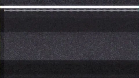 Analog VHS glitch, line scan, static noi... | Stock Video | Pond5