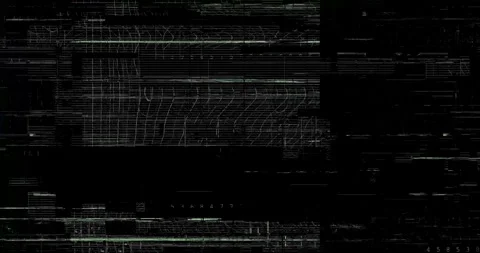 analog vhs glitch, line scan, static noi... | Stock Video | Pond5