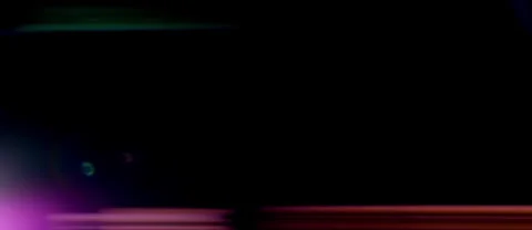 Anamorphic overlay of lens flare on blac... | Stock Video | Pond5