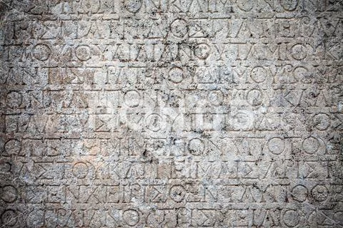 Ancient Alphabets on Marble Background Texture ~ Premium Photo #74296699