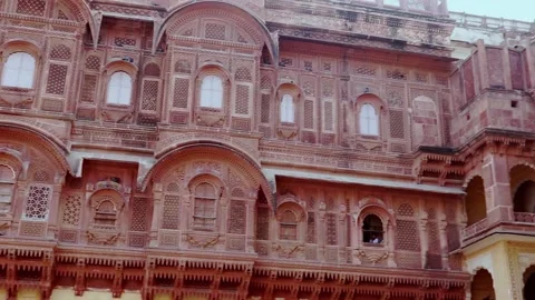 ancient fort artistic view with bright s... | Stock Video | Pond5