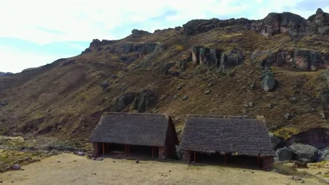 Ancient inca palace hidden in the mounta... | Stock Video | Pond5