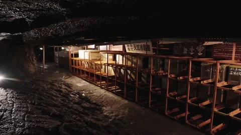 Ancient Japanese food storage system in ... | Stock Video | Pond5