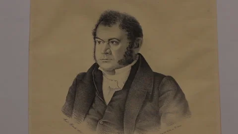 Ancient Lithography at the National Hist... | Stock Video | Pond5