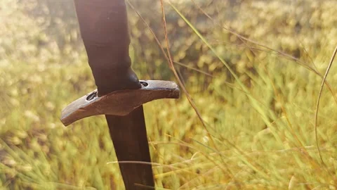 Sword In Ground Stock Video Footage | Royalty Free Sword In Ground ...