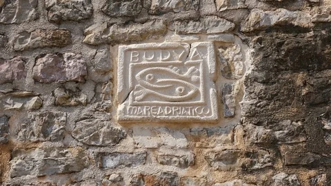 Ancient Symbol Budva 4k | Stock Video | Pond5
