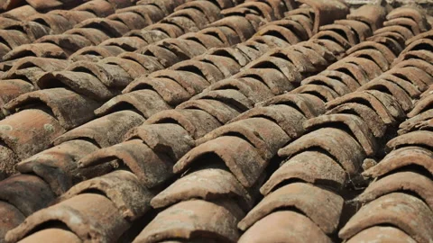 Ancient Roman Roof Tile Stock Video Footage | Royalty Free Ancient ...