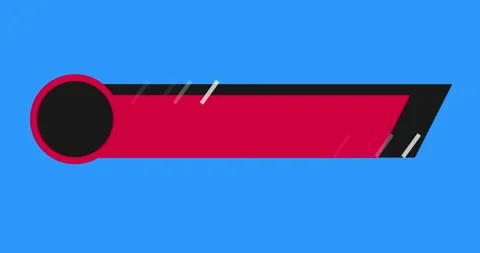 In and out animated simple lower third t... | Stock Video | Pond5