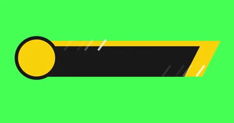 In and out animated simple lower third t... | Stock Video | Pond5