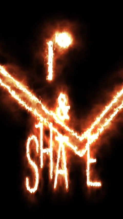 like and share fire text overlay vertica... | Stock Video | Pond5