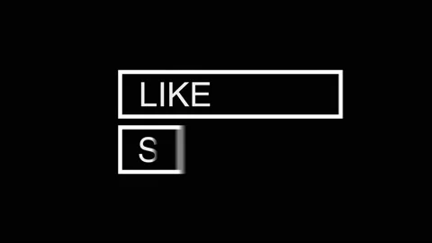 Like and Subscribe animation, transparen... | Stock Video | Pond5