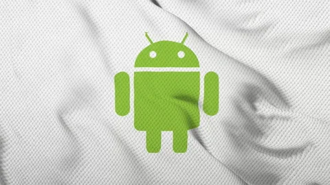 Android Mobile app animated logo. Androi... | Stock Video | Pond5