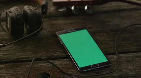 Android Phone with Green Screen in Portr... | Stock Video | Pond5