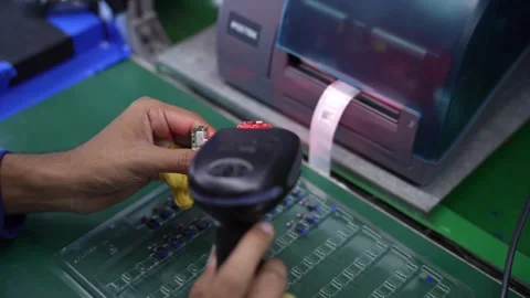 Android smartphone Production assembly l... | Stock Video | Pond5