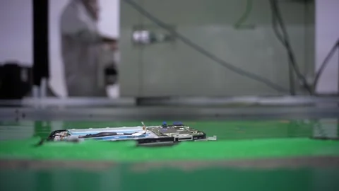 Android smartphone Production assembly l... | Stock Video | Pond5