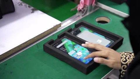 Smartphone Assembly Stock Video Footage | Royalty Free Smartphone ...