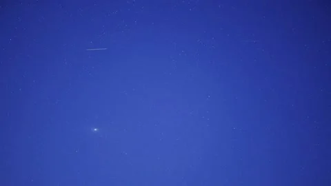 Andromeda galaxy and a night sky full of... | Stock Video | Pond5