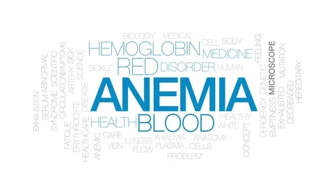 Anemia animated word cloud, text design ... | Stock Video | Pond5