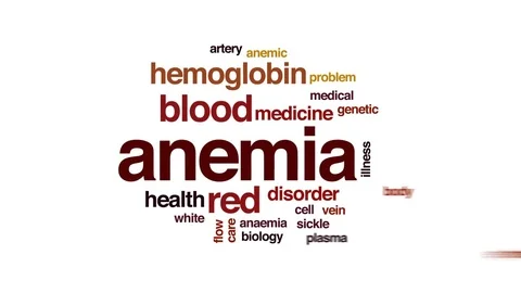 Anemia animated word cloud, text design ... | Stock Video | Pond5