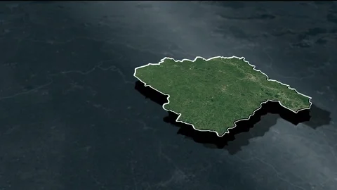 Ang Thong Province - Animation Map | Stock Video | Pond5