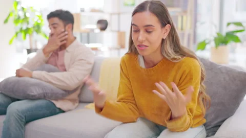 Anger, fight and problem of frustrated c... | Stock Video | Pond5