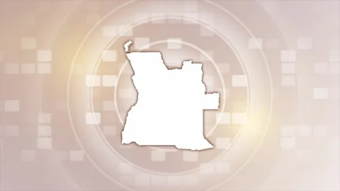 Angola Animated Map | Stock Video | Pond5