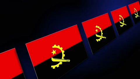 Angola Flag Animated Background 3d Anima... | Stock Video | Pond5