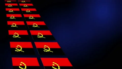 Angola Flag Animated Background 3d Anima... | Stock Video | Pond5