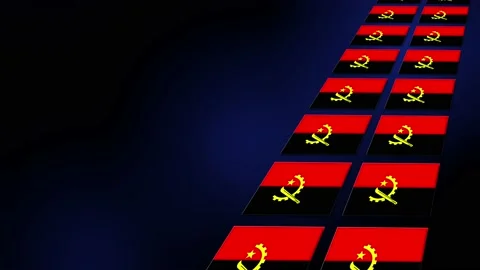Angola Flag Animated Background 3d Anima... | Stock Video | Pond5
