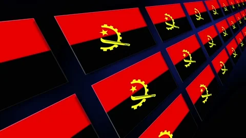 Angola Flag Animated Background 3d Anima... | Stock Video | Pond5