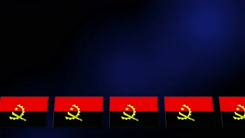 Angola Flag Animated Background 3d Anima... | Stock Video | Pond5