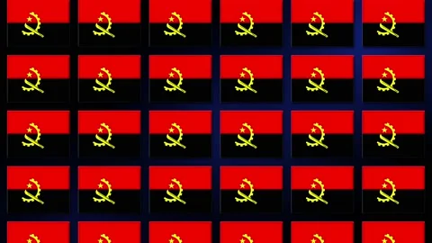 Angola Flag Animated Background 3d Anima... | Stock Video | Pond5