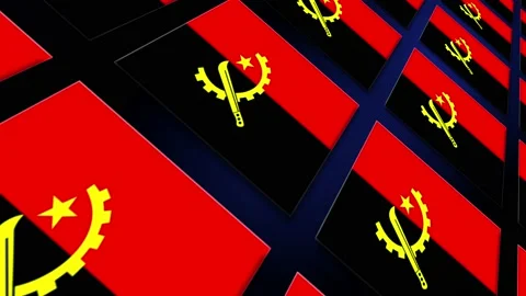 Angola Flag Animated Background 3d Anima... | Stock Video | Pond5