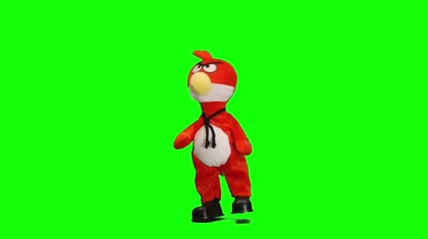 Angry Birds puppet dancing | Stock Video | Pond5